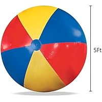 Amazon.com: Novelty Place Giant Inflatable Beach Ball, Pool Toy for ...