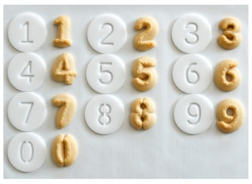 Numbers 10 Disk Set for Cookie Presses - Want It All