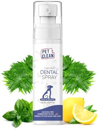 Pet Clean Dental Dog Spray, Dog Mouth Freshener Spray for Fresh Breath ...