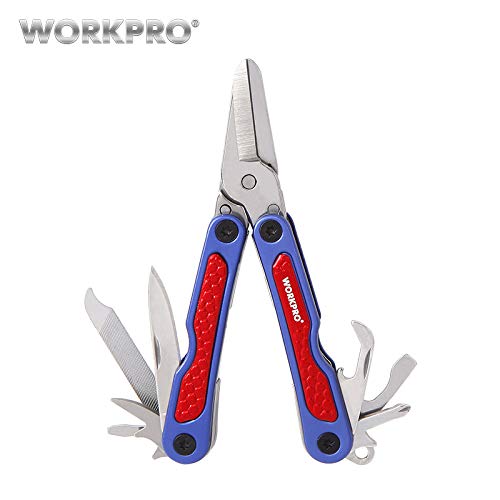 WORKPRO Mini Scissors Multi Tool With Screwdrivers Opener ...