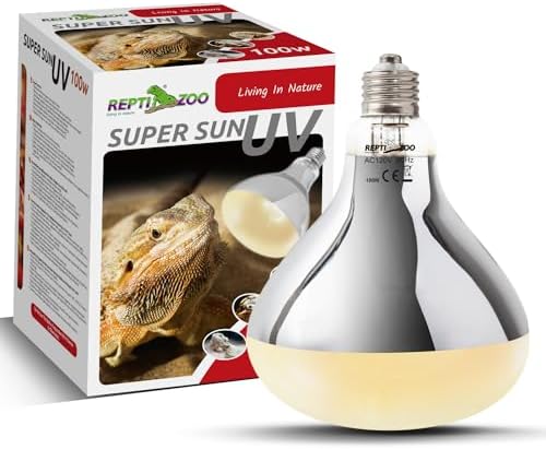 Amazon.com: REPTI ZOO 100W Reptile Heat Lamp UVA UVB Reptile Light ...