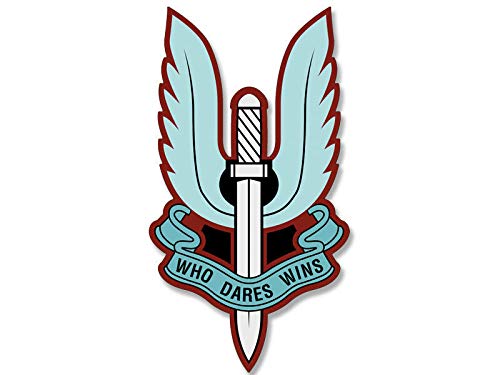3x5 Inch Blue British Sas Special Air Service Who Dares | Desertcart ...