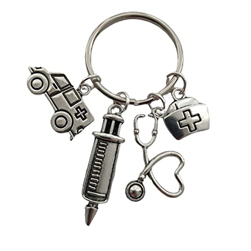 Amazon.com: Creative Doctor and Nurse Key Chain, Graduation Jewelry for ...