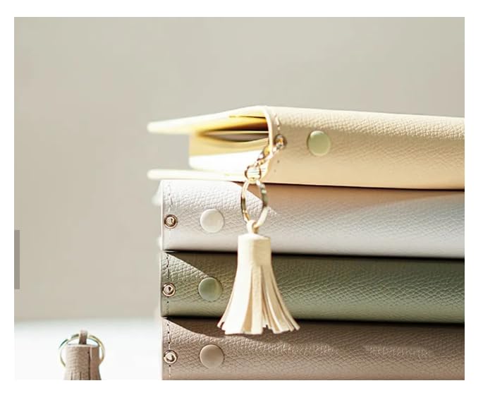 Amazon.com: Refillable A5 Notebook Binder, 6 Ring Planner with Tassel ...