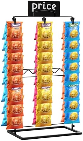 Amazon.com: TJ.MOREE Chip Rack Display Stand, Chip Bag Holder for Party ...