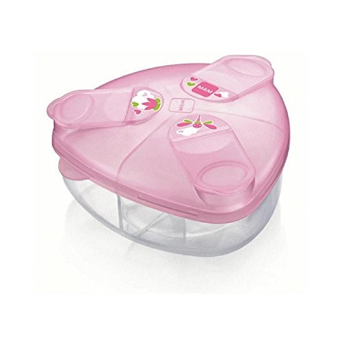 Amazon.com : MAM Milk Powder Dispenser Pink - Pack of 4 : Baby