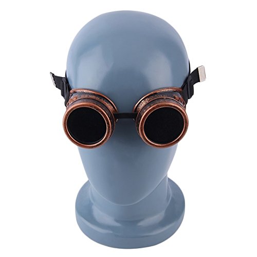 BuyWorld Cyber Goggles Steampunk Glasses Vintage Retro Welding Punk ...