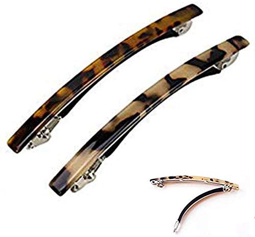 Amazon.com : 4 Inches Automatic Hair Clip Barrette Ponytail Holders ...