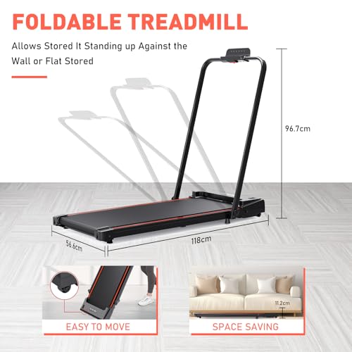 CITYSPORTS Folding Treadmill,4 in 1 Walking pad treadmill,12KM/H ...