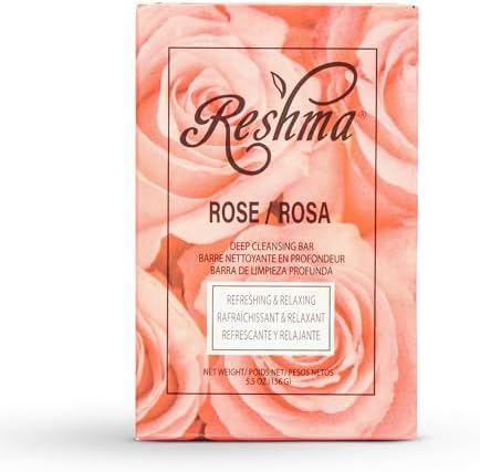 Amazon.com : Reshma Beauty Rose Soap, Infused with Rose Oil, Soothing ...