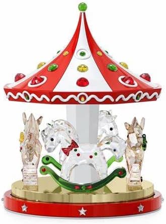 Amazon.com: SWAROVSKI Holiday Cheers Carousel : Home & Kitchen