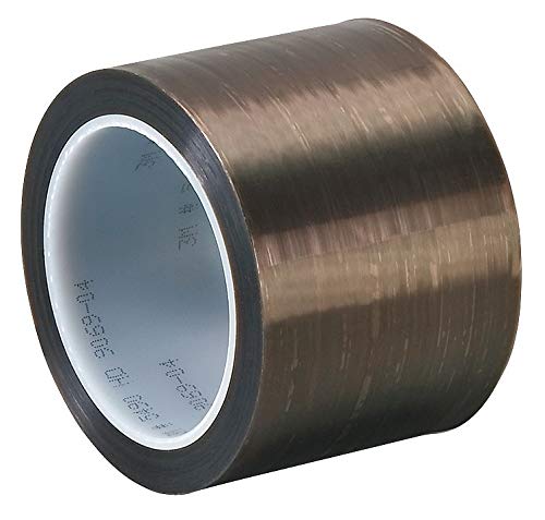 3M 5490 PTFE Extruded Film Tape, 2mm Thick, 36 yds Length x 1/2" Width ...