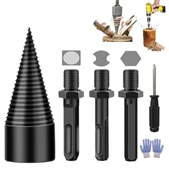 Shirem Easysplit Drill Bit, Sherem Easy Split Drill Bit, Wood Splitter ...