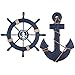 Amazon.com: MDLUU Wooden Ship Wheel, Ship Rudder Decor, Helm Wheel Wall ...