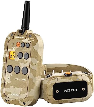 Amazon.com : PATPET Dog Shock Collar with Remote Control 3/4 Mile Range ...