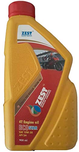 ZEST Eco Star 10W-30 SM Semi-Synthetic Bike Engine Oil (900 ml ...