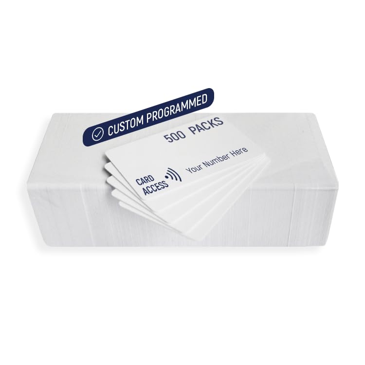 26 Bit H10301 50 HID Prox Cards - Custom Programmed Format Access Cards ...