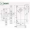 Amazon.co.jp: 美和ロック（MIWA) AFG-1 電気錠 ドア厚33〜42mm バックセット51mm : DIY・工具・ガーデン