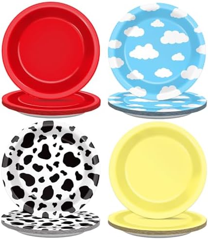 Amazon.com: ANFGANC Cartoon Story Birthday Party Supplies - 40pcs Story ...