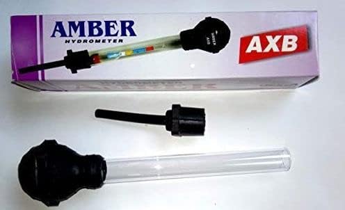 "SMS"Amber Battery Hydrometer Specific Gravity Tester (AXB-Medium Size ...