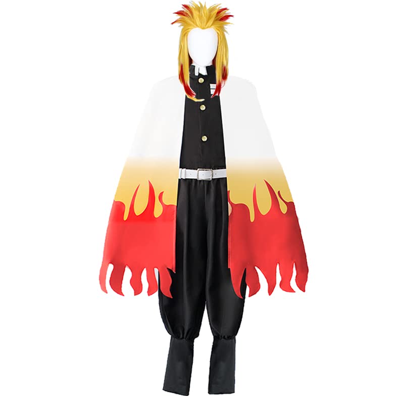 Demon Slayer Cosplay set Anime Cosplay Kimono Costume,Adult/Child/Wigs ...
