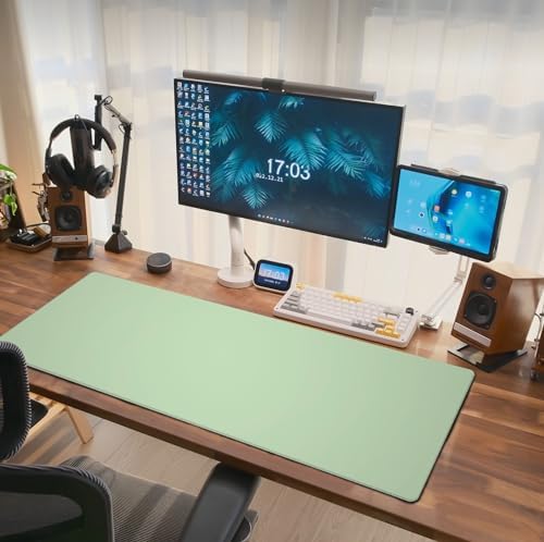 Amazon.com: Green Extended Large Gaming Mouse Pad XL 31.5"x11.8" Non ...