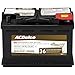 ACDelco Gold 48AGM 36 Month Warranty AGM BCI Group 48 Battery, Black ...