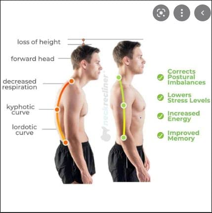 BubbleOoz Adjustable Multi Level Back stretcher | For Pain Relief ...