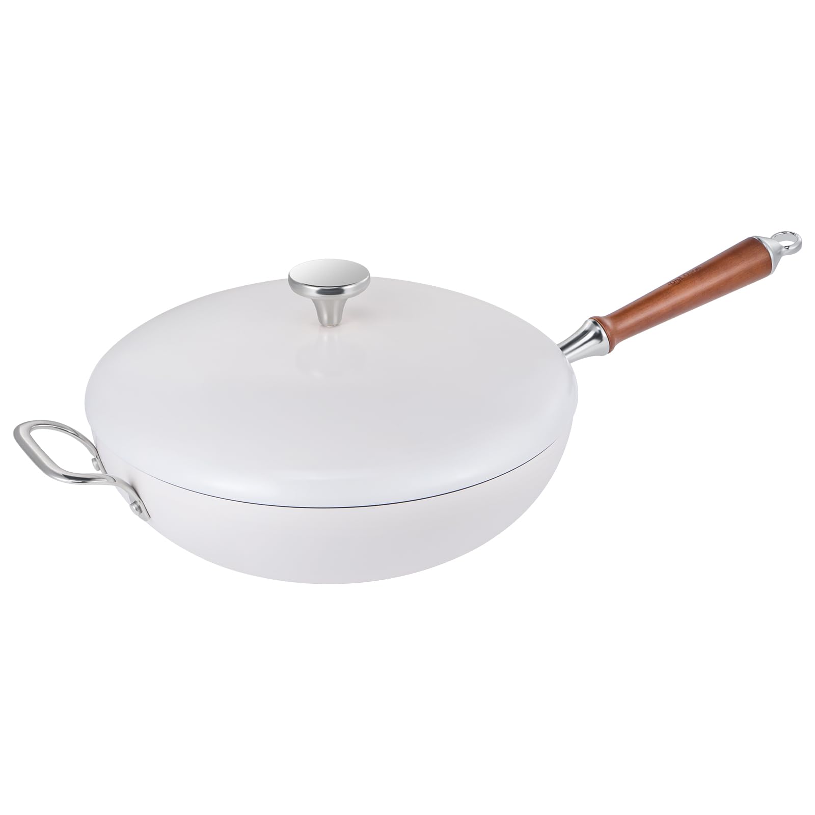 Amazon.com: DELUXE Nonstick Frying Pan, Large Non stick Wok Pan with ...