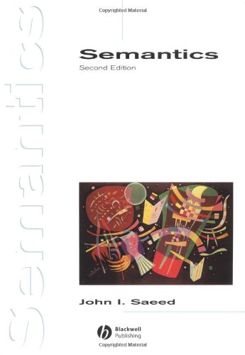 Amazon.com: Semantics (Introducing Linguistics): 9780631226932: Saeed ...