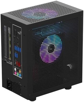 Amazon.co.jp: Geeek Mini ITX コンピューターケース M21 M31 ITX 120水冷 小型 1U電源 (ブラック ...