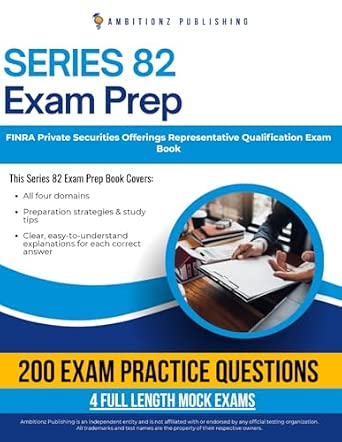 Amazon.com: Series 82 Exam Prep: Master the FINRA Private Securities ...