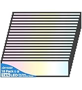 AIKVSXER 6 Pack 1x4 LED Flat Panel Light Surface Mount LED Ceiling ...