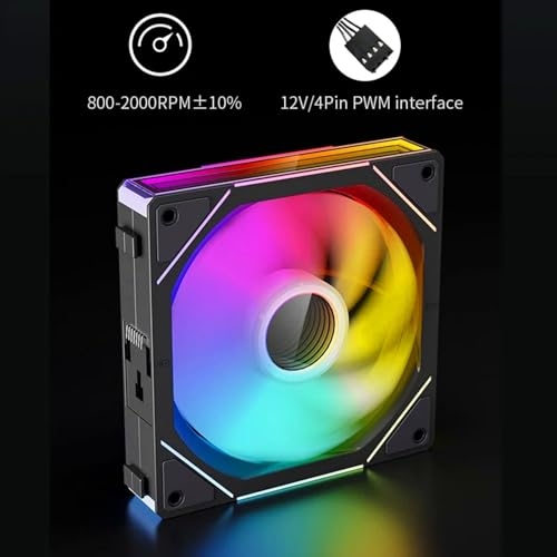 Quiet PC Fans Lian Li Infinity Fans V2 ICOLER PC Fan White Edition,120 ...