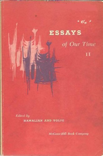 Essays of Our Time II: Leo / Volpe Edmond L. Hamalian: Amazon.com: Books