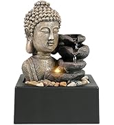 Amazon.com: Ferrisland Tabletop Water Fountain Indoor - 3 Tiered ...