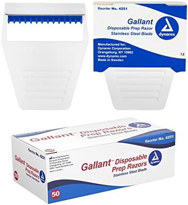 Amazon.com: Gallant Disposable Prep Razors - Box of 50 : Beauty ...