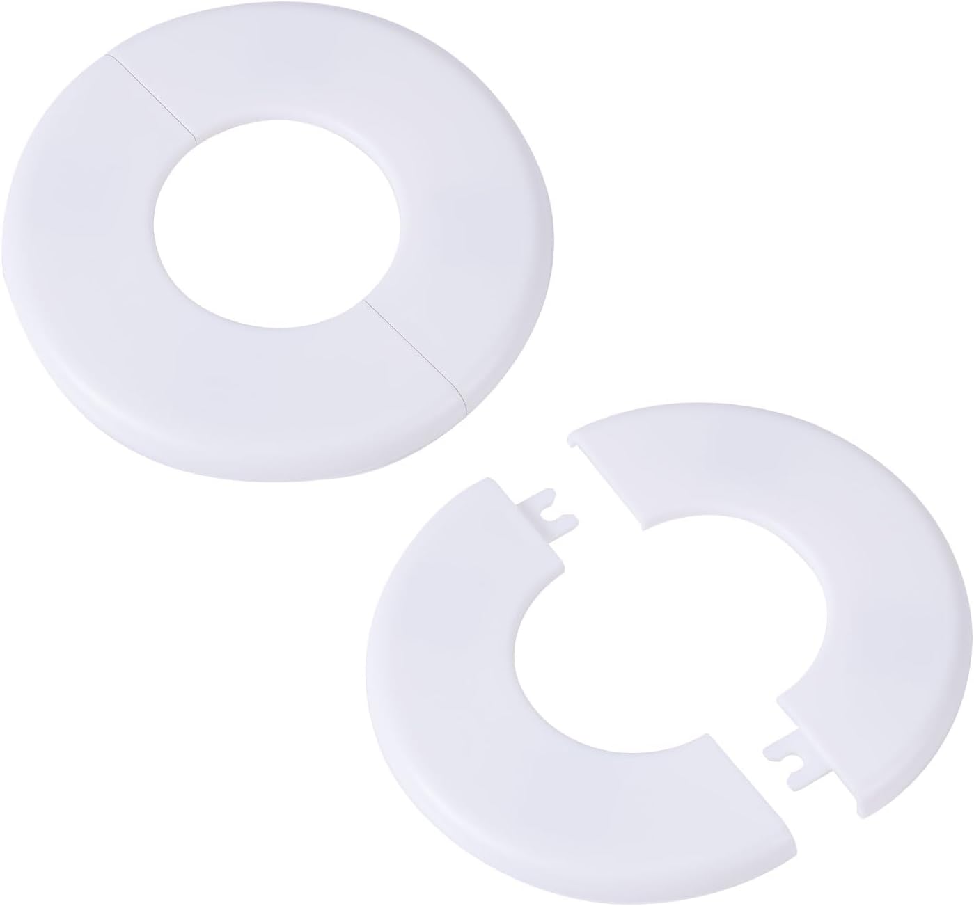 sunnates 2PCS White Escutcheon Plate 2 Inch Round Escutcheon Plate ...