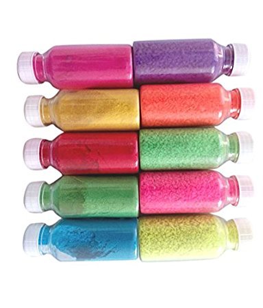 Buy Crazy Sutra Premium Diwali Rangoli Color Powder (Set of 6 Marble ...
