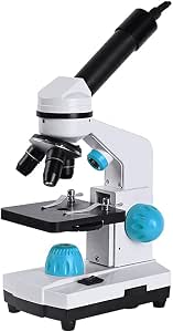 Amazon.com: WEIWO Zoom 2000x Biological Microscope monocular Student ...