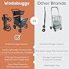 Amazon.com: Wadabuggy Foldable Shopping Cart - Portable & Lightweight ...