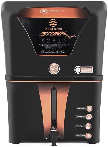 Ruby Alkaline Black Water Purifier with Copper + RO + UF + UV + TDS ...
