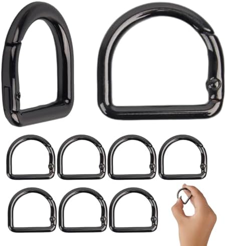 Amazon.com: Pretwad Small Carabiner Clips 10Pcs Spring D Rings Spring ...