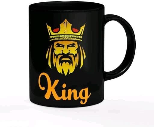 Buy Shine Creation King. Ceramic Coffee Mug 320Ml. (Pack of 2) _835 ...