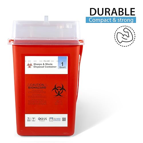 Snapklik.com : Sharps Container, Sharps Containers For Home Use, Needle ...