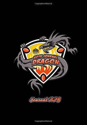 dragon note journal: Journal RPG : paper Ruled, graph, hex For role ...