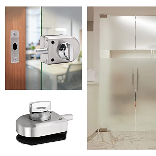 eMagTech 2PCS Glass Door Lock 304 Stainless Steel Floor Latch Bolt ...