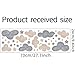 Amazon.com: Clouds Wall Stickers, Cute Clouds Wall Decals for Little ...