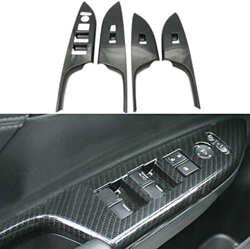 Amazon.com: BOYOUS 4PCS ABS Window Lift Switch Decoration Decal Frame ...