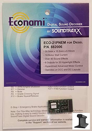 Buy ECO-21P 1-Amp, 6-Function Sound & Control Decoder - Econami(TM ...
